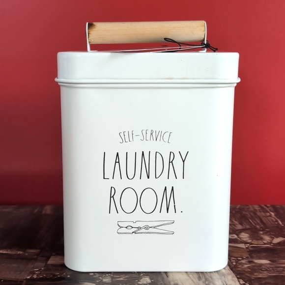 Rae Dunn | Other | Rae Dunn Selfservice Laundry Room Metal Container ...